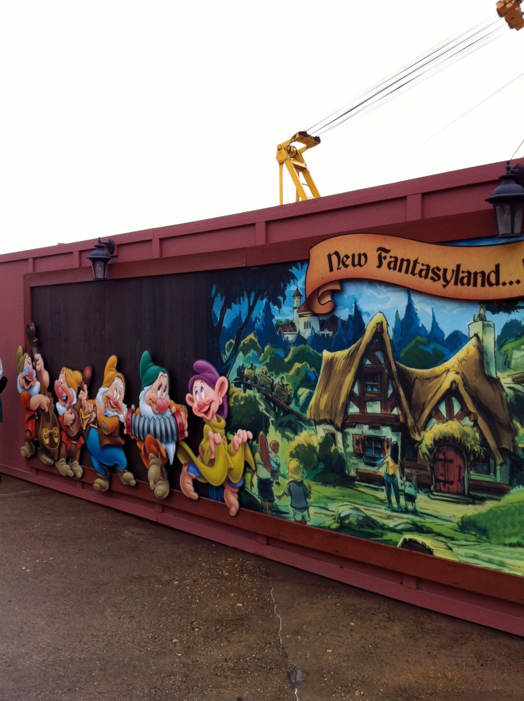 Disney World - Construction Walls Everywhere - Living a Disney ...